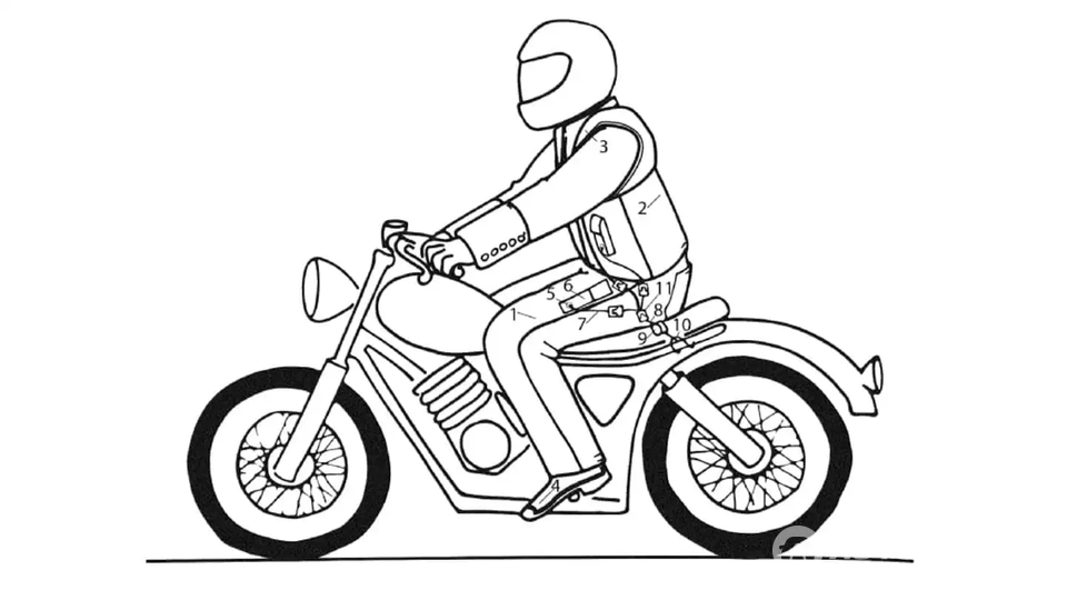 어! 그냥 평범한 청바지였는데... 라이더를 위한 전신 에어백 슈트 등장